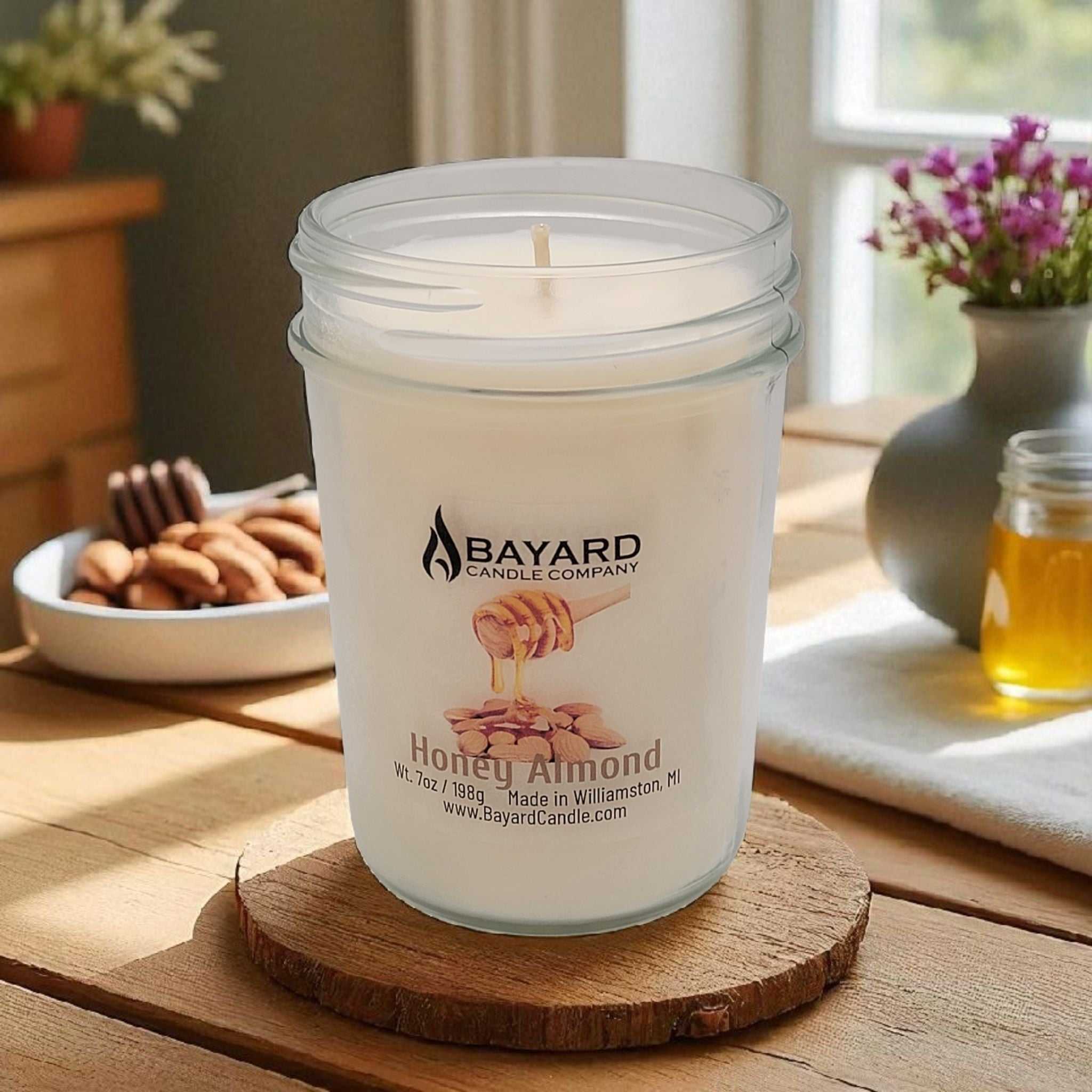 Honey Almond Soy Candle - sweet, warm, roasted nutty scent – Bayard ...